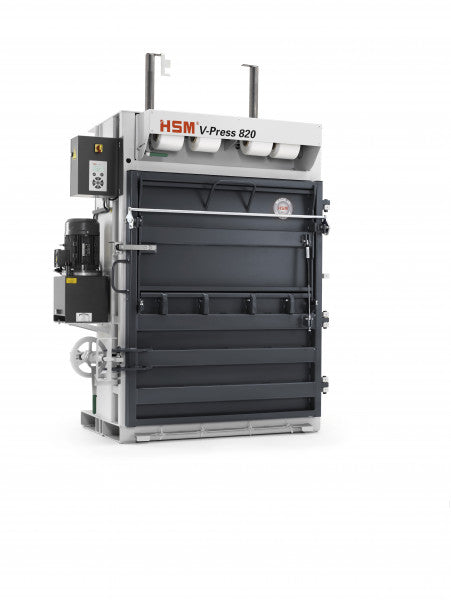 HSM V-Press 820 Plus Vertical Baler – Shredder Warehouse
